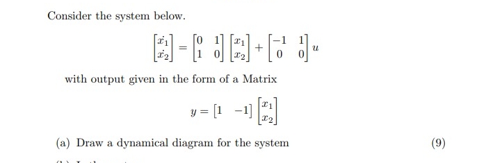 Solved Consider the system | Chegg.com
