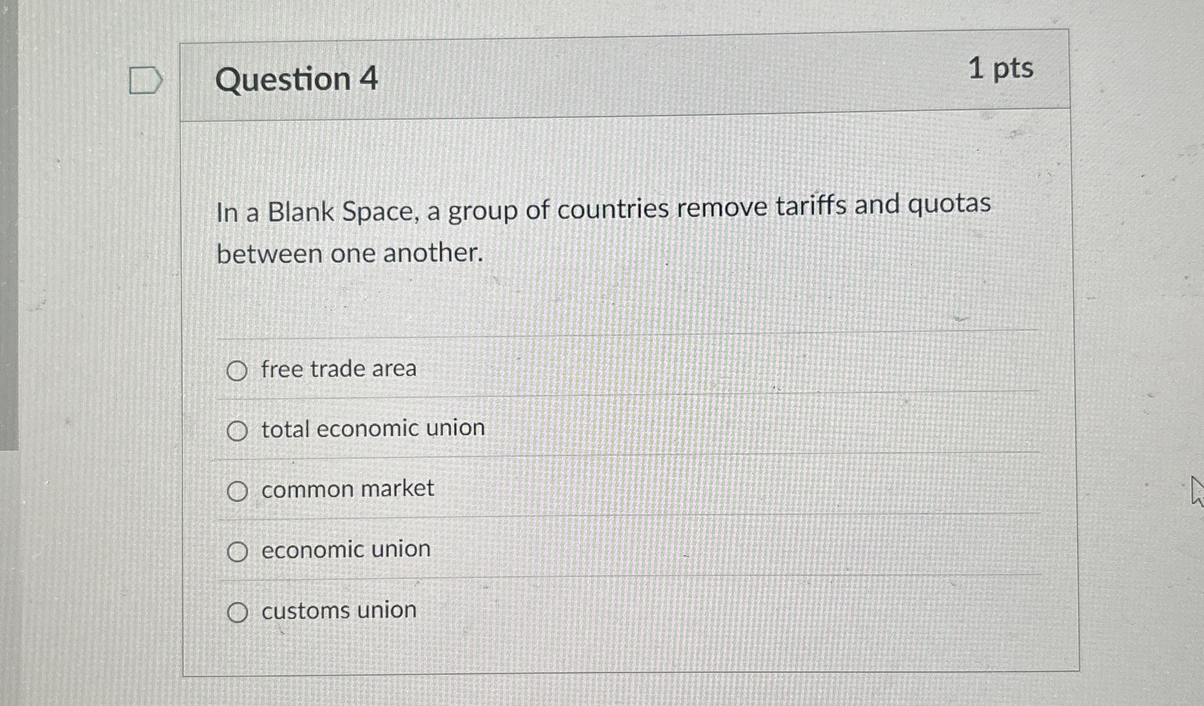 Solved Question 41 ﻿ptsIn a Blank Space, a group of | Chegg.com