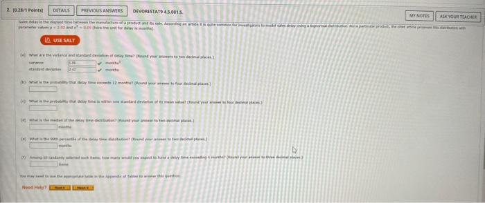 Solved vartance standard devetion. menthe mendis merkis | Chegg.com