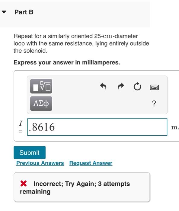 Solved A 2400 -turn solenoid is 2.1 m long and 15 cm in | Chegg.com
