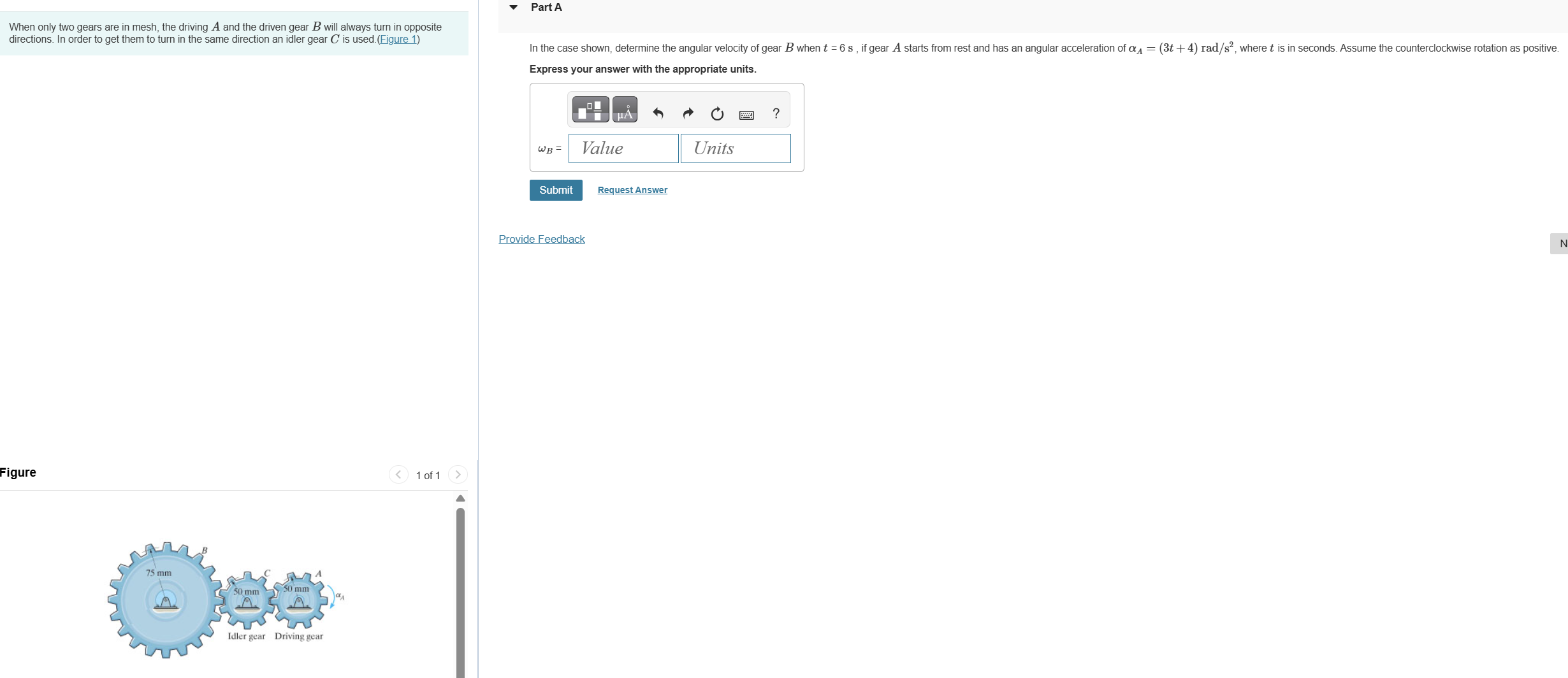 Solved In ﻿the case shown, determine the angular velocity of | Chegg.com