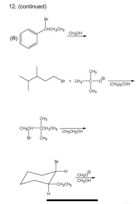 Solved 12. Draw the structural formula(s) for the major | Chegg.com