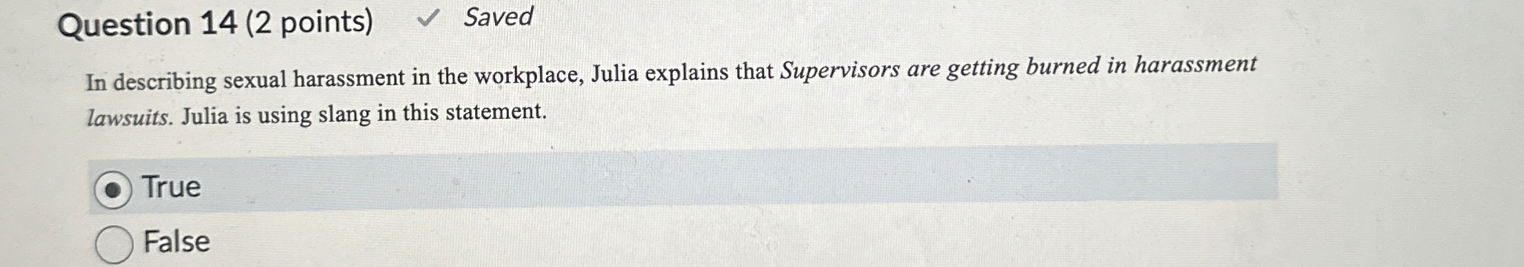 Solved Question 14 (2 ﻿points)In describing sexual | Chegg.com