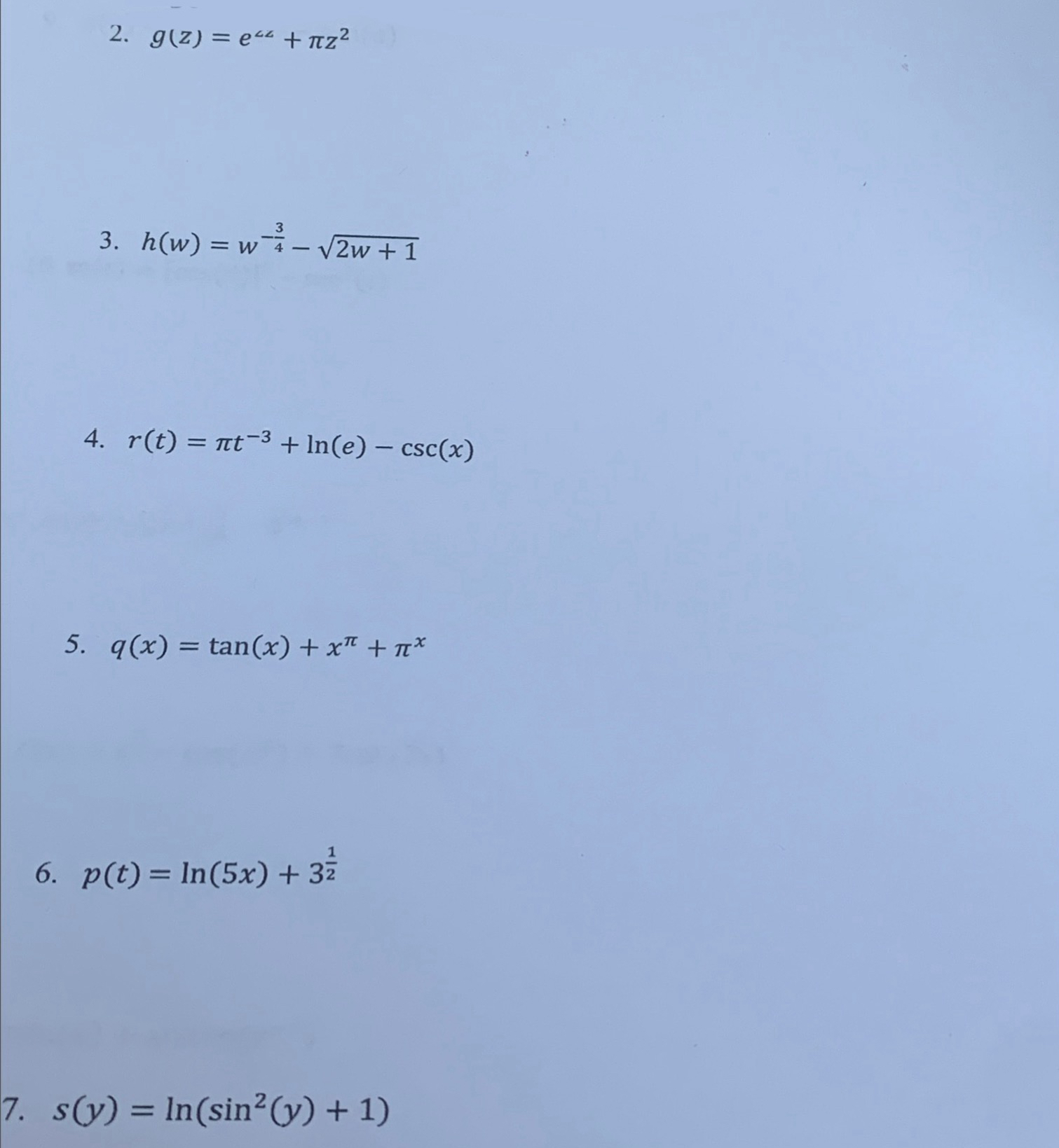 using derivative rules determine the derivative of | Chegg.com