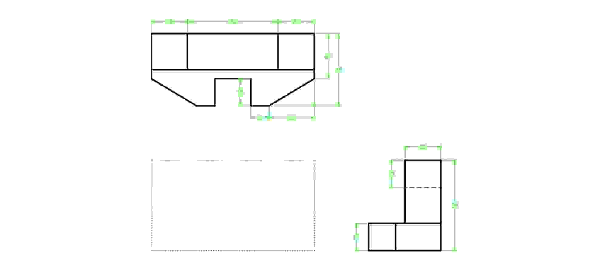 Solved Free hand sketch the Missing Views of the following | Chegg.com