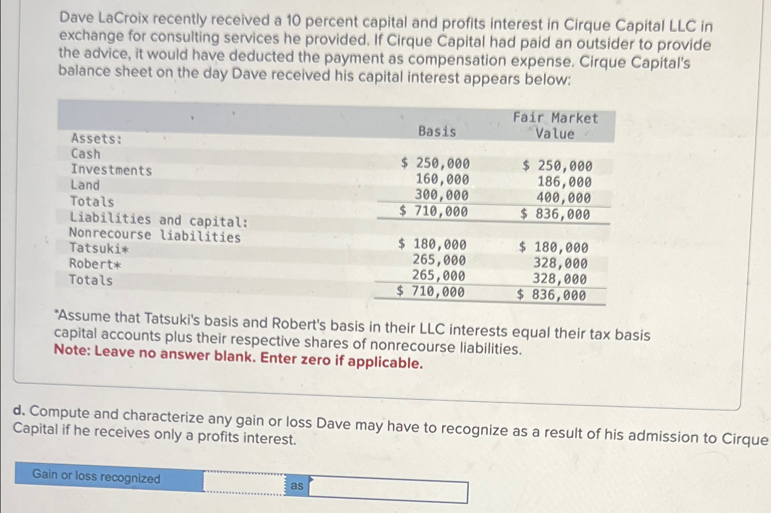 Solved Dave LaCroix recently received a 10 ﻿percent capital | Chegg.com