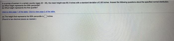 Solved howny of women in catain country pory 20 - 29), the | Chegg.com