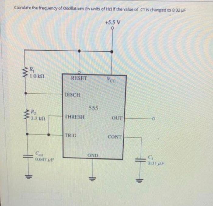 Solved Calculate the frequency of Oscillations (in units of | Chegg.com