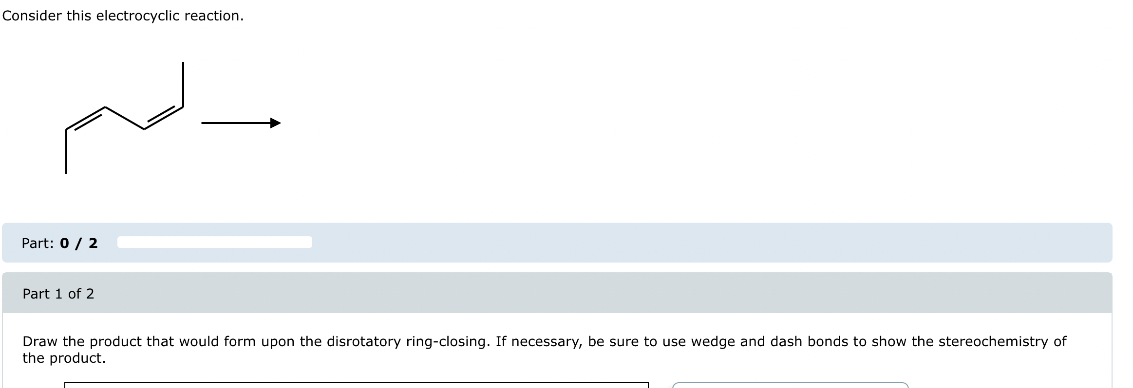 Solved Consider this electrocyclic reaction. Does this | Chegg.com