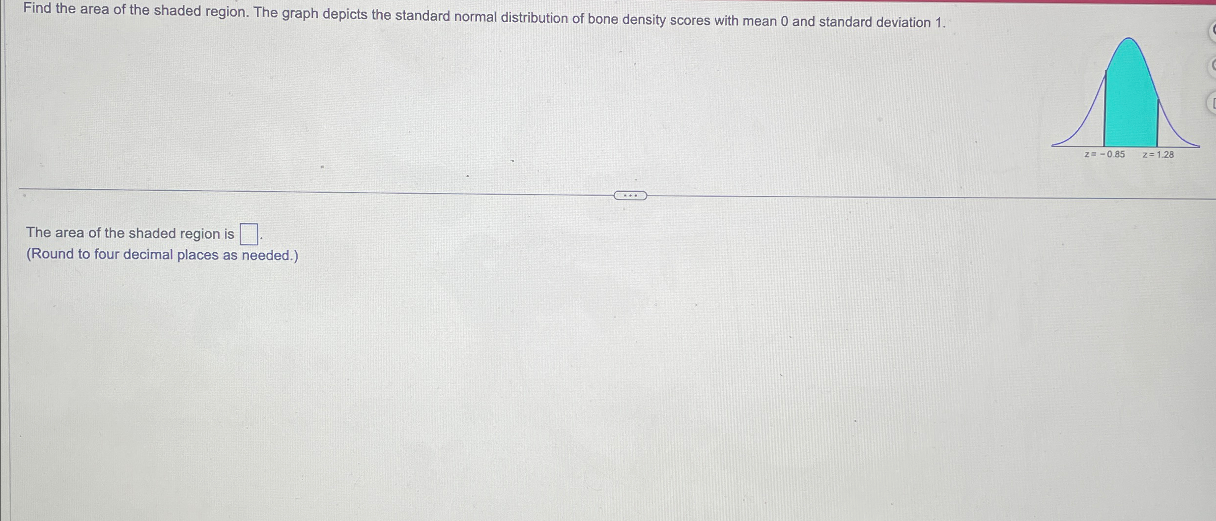 Solved Find the area of the shaded region. The graph depicts | Chegg.com