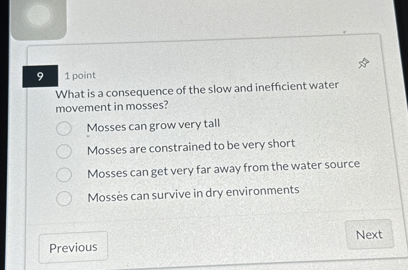 Solved 91 ﻿pointWhat is a consequence of the slow and | Chegg.com