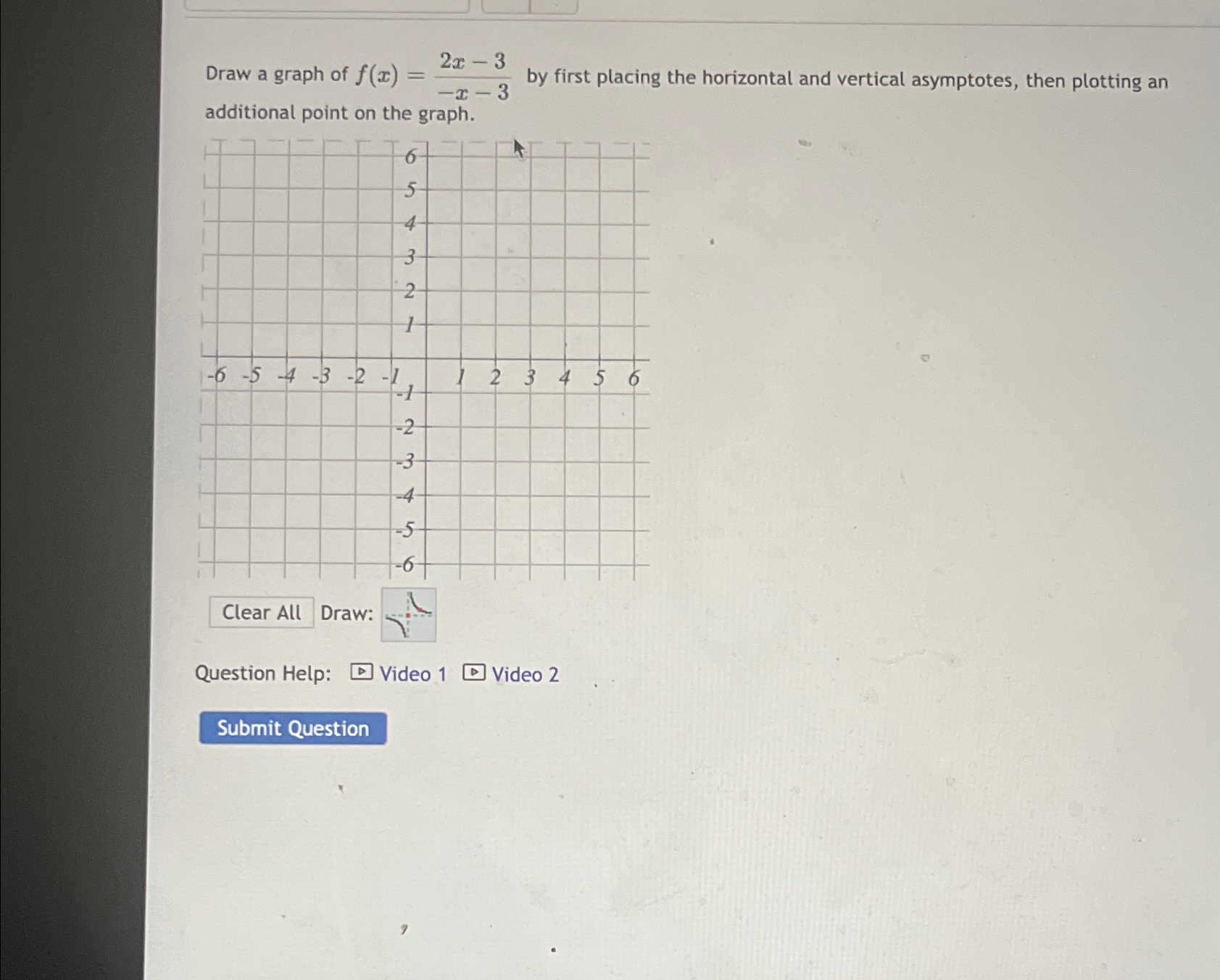 Solved Draw A Graph Of F X 2x 3 X 3 ﻿by First Placing The