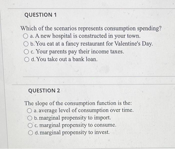 Solved QUESTION 1 Which of the scenarios represents | Chegg.com
