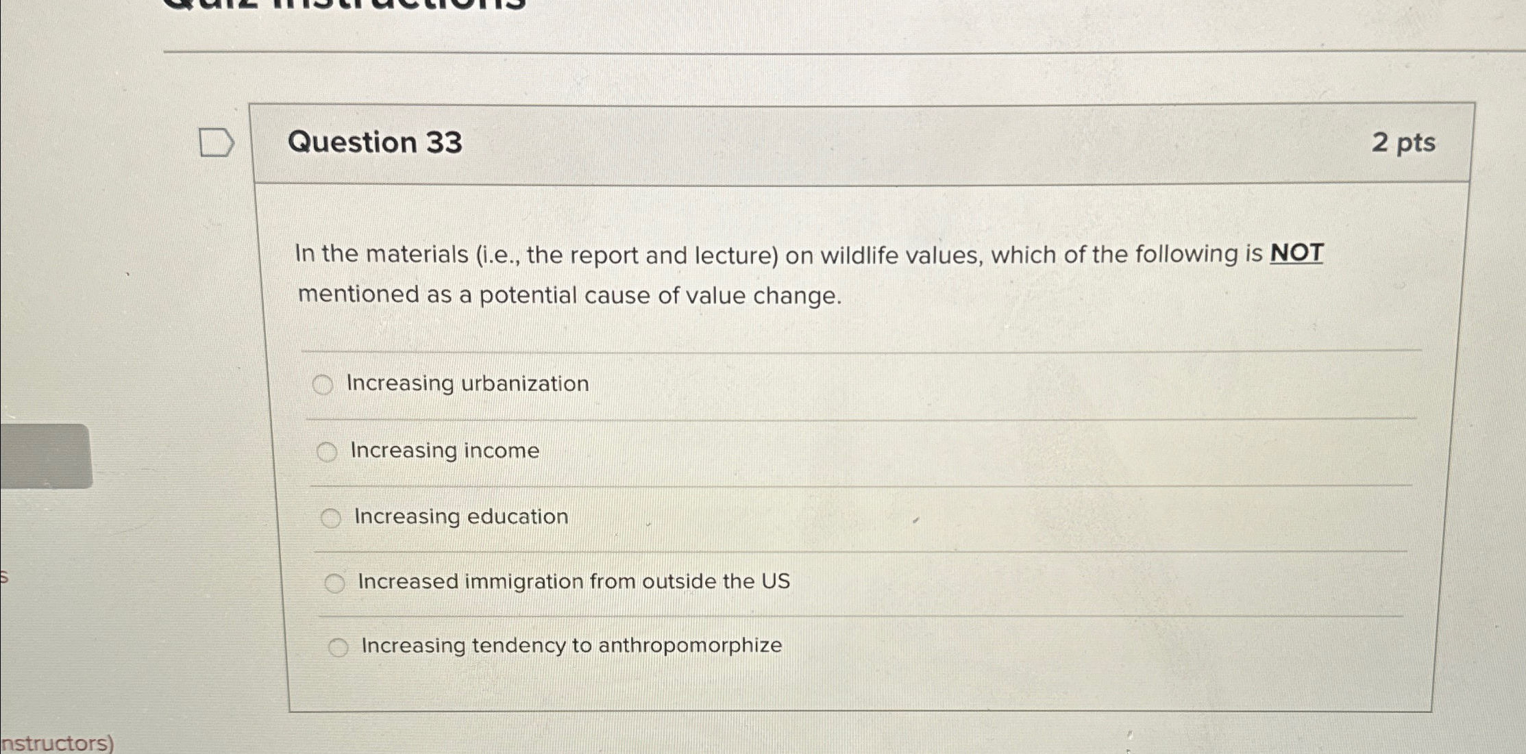 Solved Question 332 ﻿ptsIn the materials (i.e., ﻿the report | Chegg.com