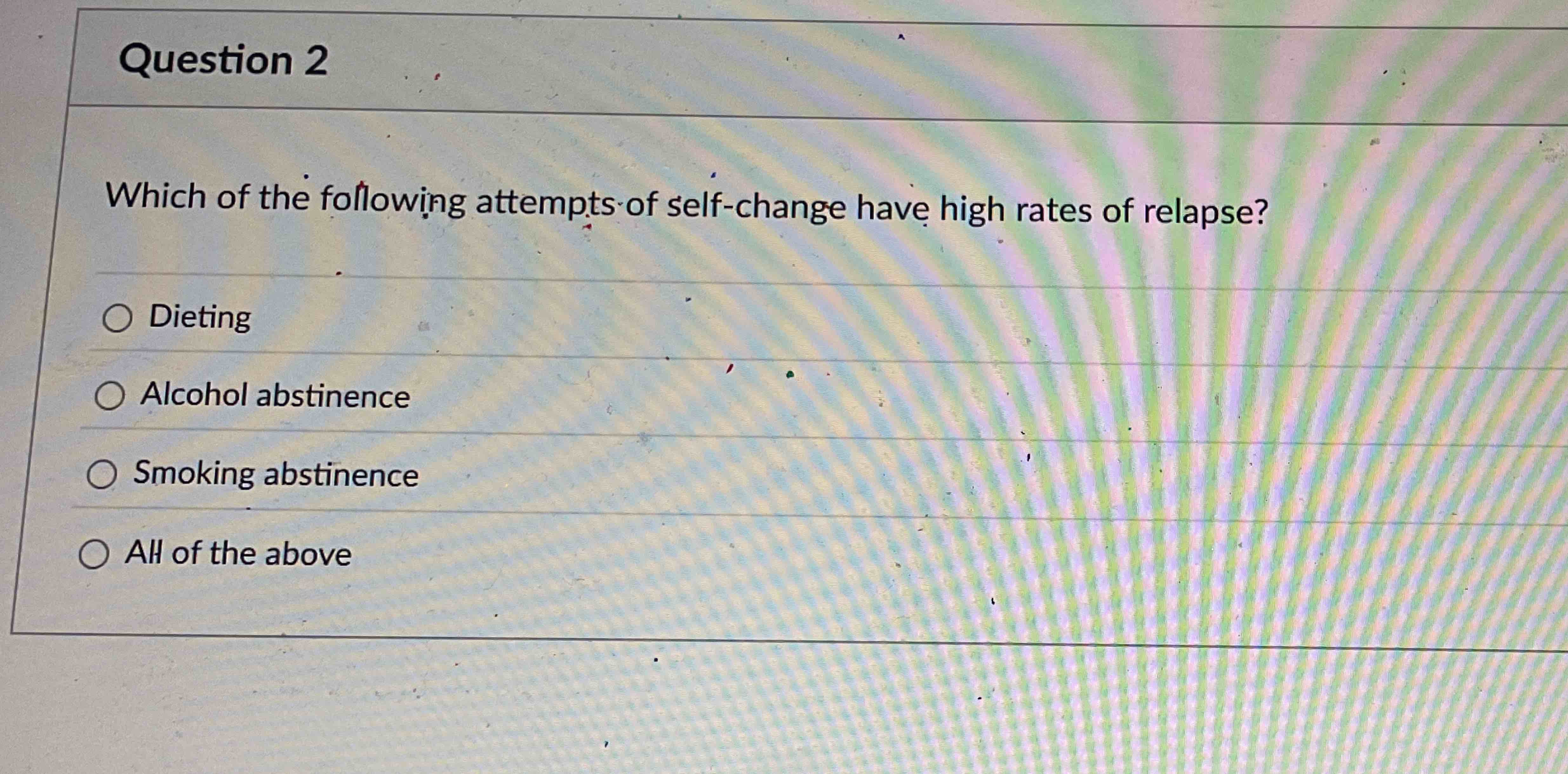 Solved Question 2Which of the following attempts of | Chegg.com