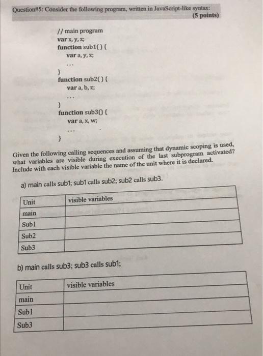 Solved Question\#1: Answer question either with True or | Chegg.com