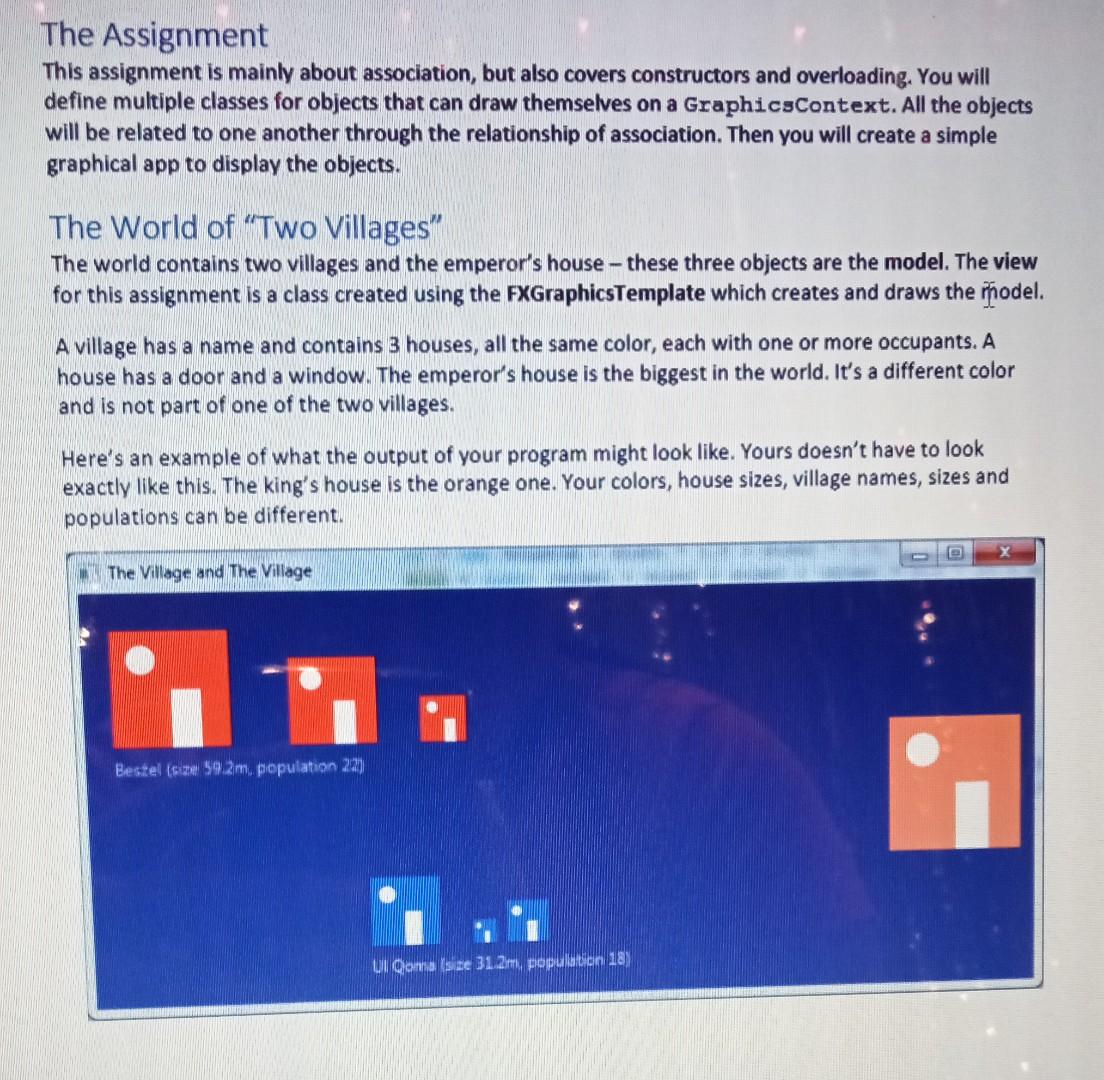 Solved The Assignment This assignment is mainly about | Chegg.com