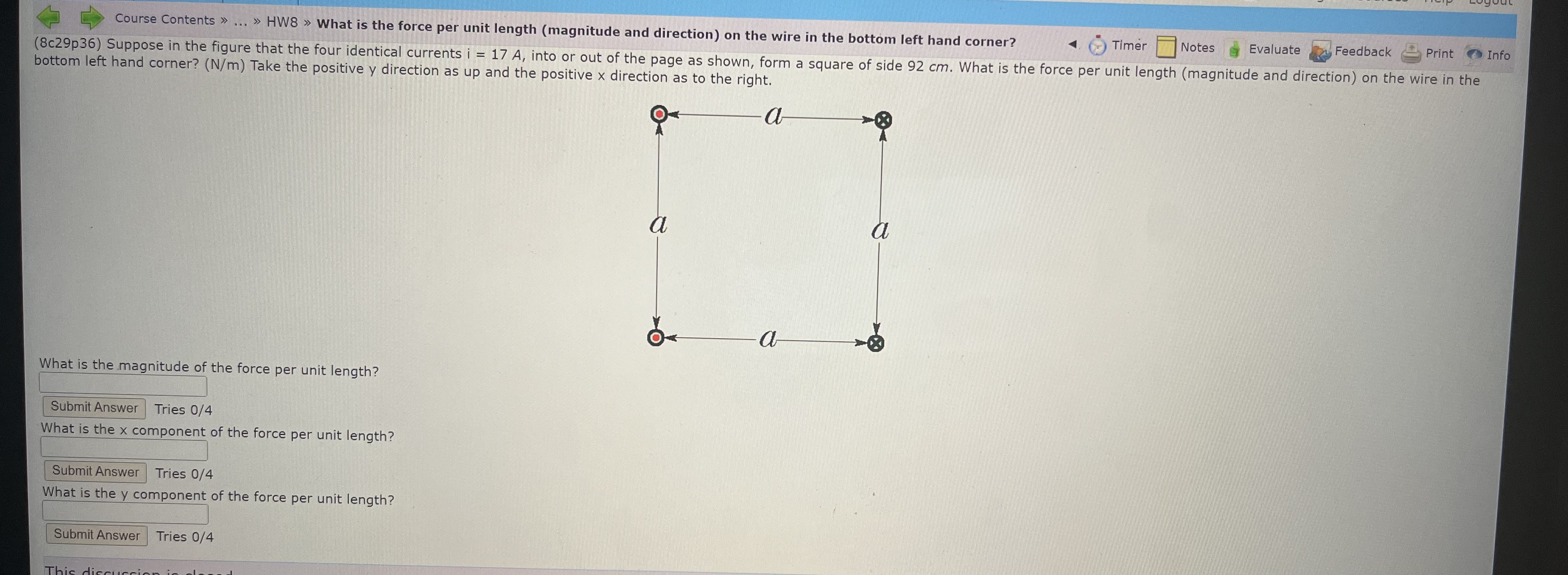 Solved Suppose in the figure that the four identical | Chegg.com