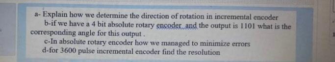 Solved a- Explain how we determine the direction of rotation | Chegg.com