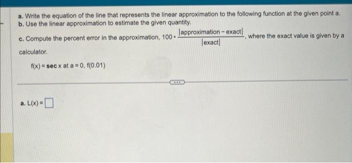 Solved a. Write the equation of the line that represents the | Chegg.com