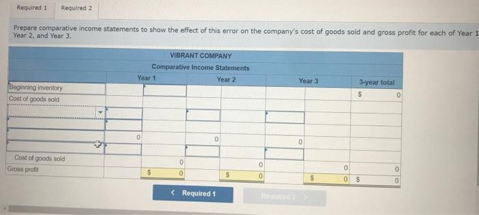 Solved Exercise 6-12 Analysis of inventory errors LO A2 | Chegg.com