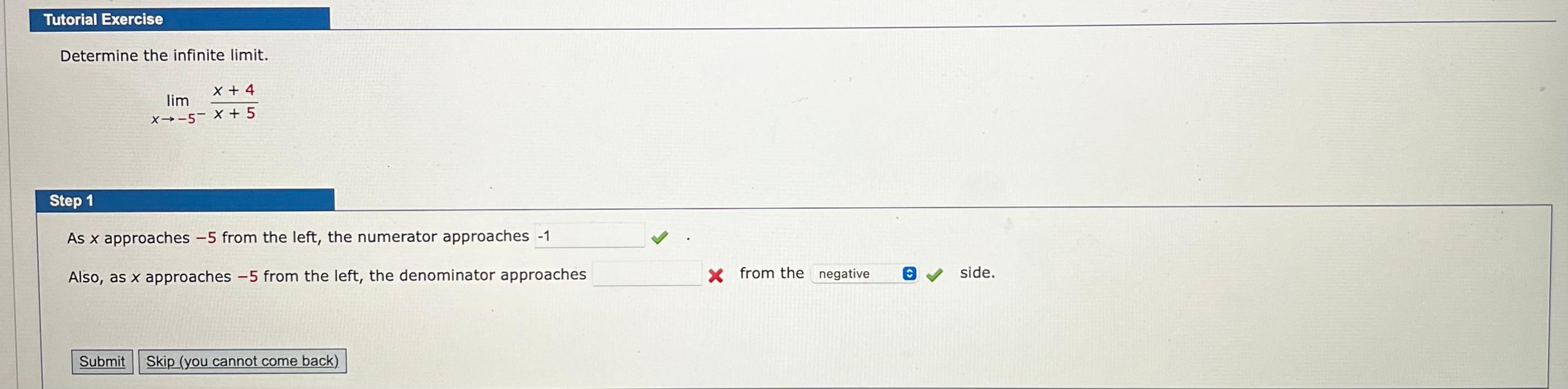 Solved Tutorial ExerciseDetermine the infinite | Chegg.com