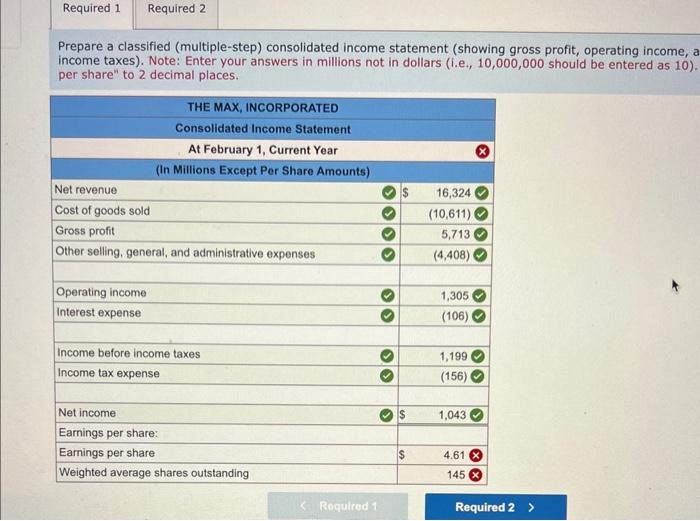 Solved P5-3 (Algo) Preparing a Classified (Multiple-Step) | Chegg.com