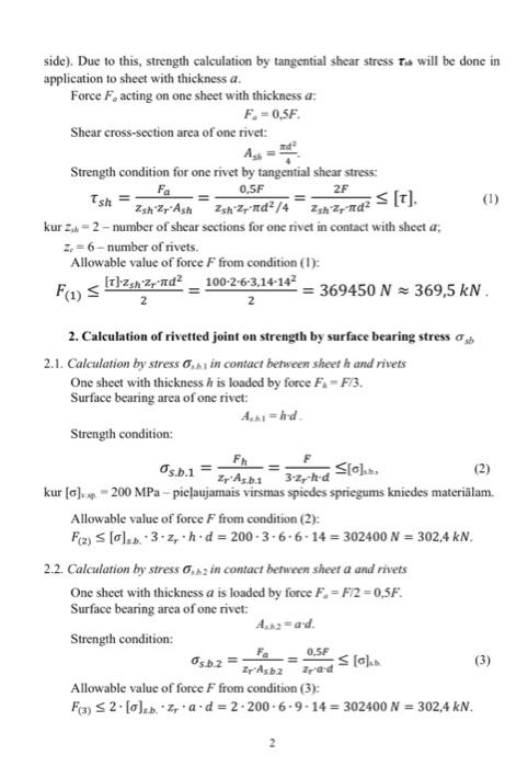 Fig. 1Problem No. 2 Joints of machine elements. | Chegg.com