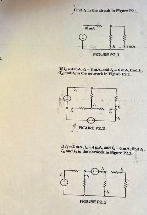 Solved - Find I1 in the circuit in Figure P21. If I3=4 | Chegg.com