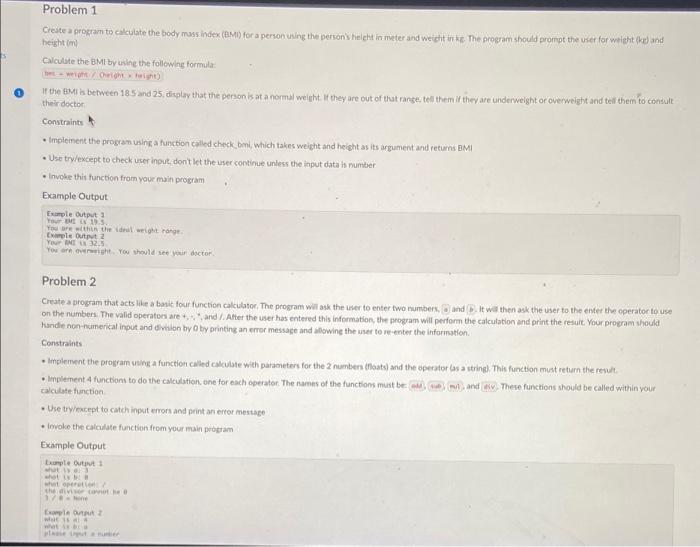 Solved beight (im) Calculste the dMI by ining the following | Chegg.com