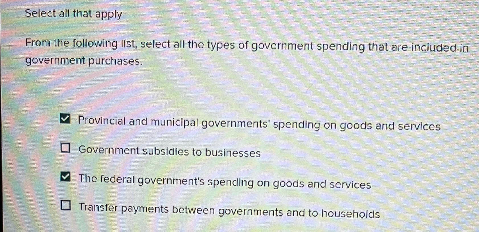 Solved Select all that applyFrom the following list, select | Chegg.com