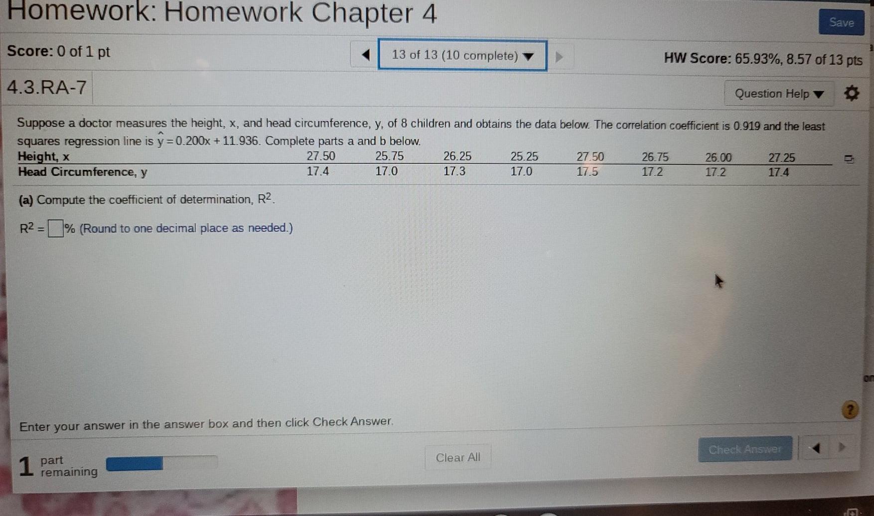 Solved Homework Homework Chapter 4 Save Score 0 Of 1 Pt 13