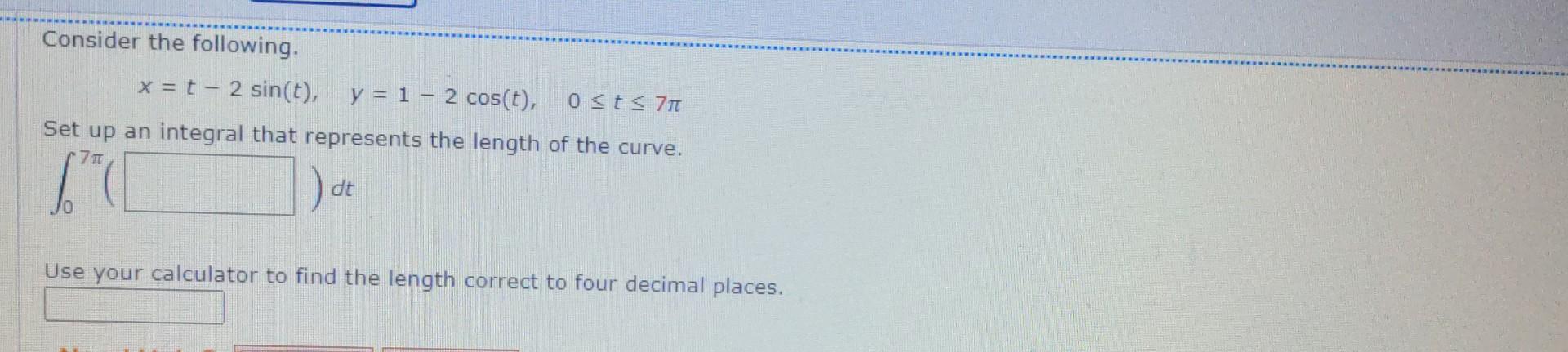 Solved Consider the following. | Chegg.com