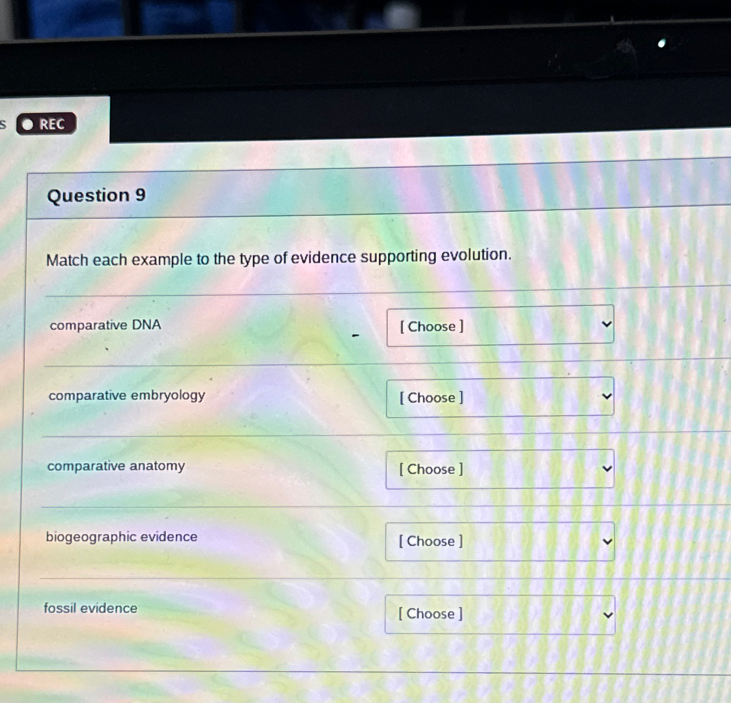 Solved RECQuestion 9Match each example to the type of | Chegg.com