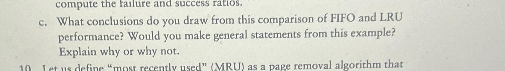 Solved What conclusions do you draw from this comparison of | Chegg.com