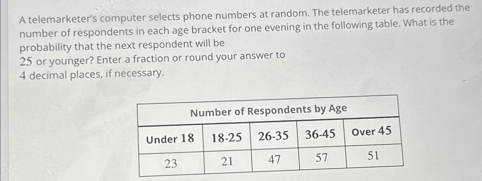 Solved A telemarketer's computer selects phone numbers at | Chegg.com
