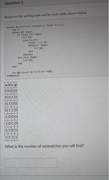 Solved Module Function Output P Input Abc Ree Ti 1914