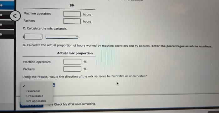 Solved Calculating the Direct Labor Mix Variance Mangia | Chegg.com