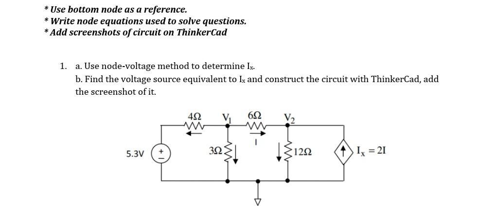 Solved Use Bottom Node As A Reference ∗ Write Node