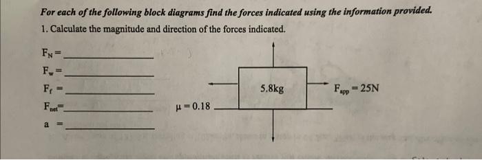 Solved For each of the following block diagrams find the | Chegg.com