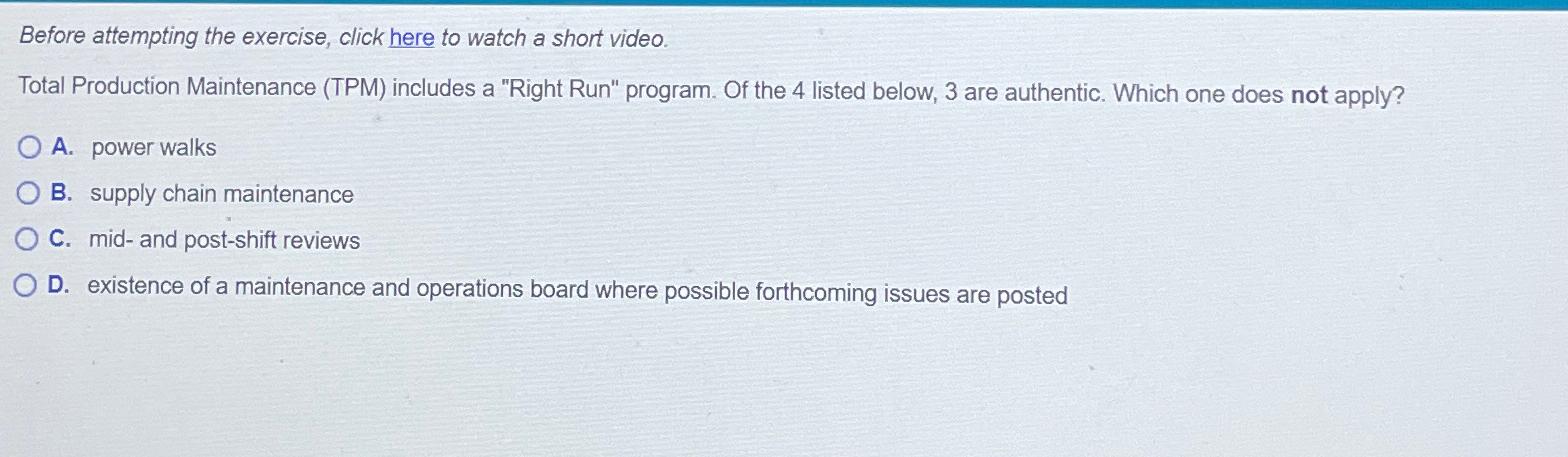 Solved Before attempting the exercise, click here to watch a | Chegg.com