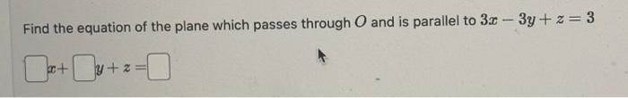 Solved Write an equation of the plane with normal vector | Chegg.com