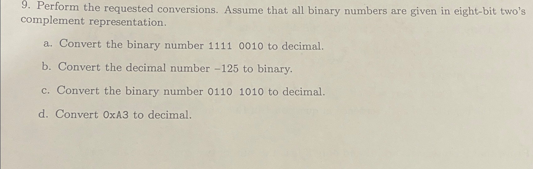 Solved Perform the requested conversions. Assume that all | Chegg.com