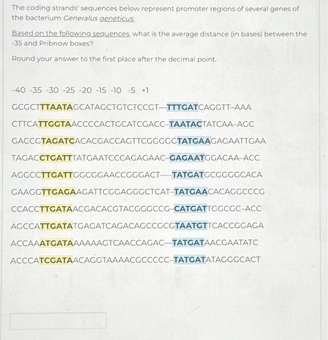 Solved The coding strands' sequences below represent | Chegg.com