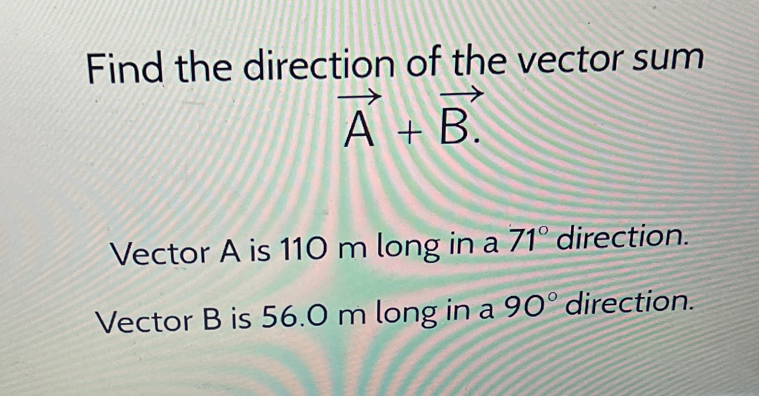 Solved Find the direction of the vector | Chegg.com