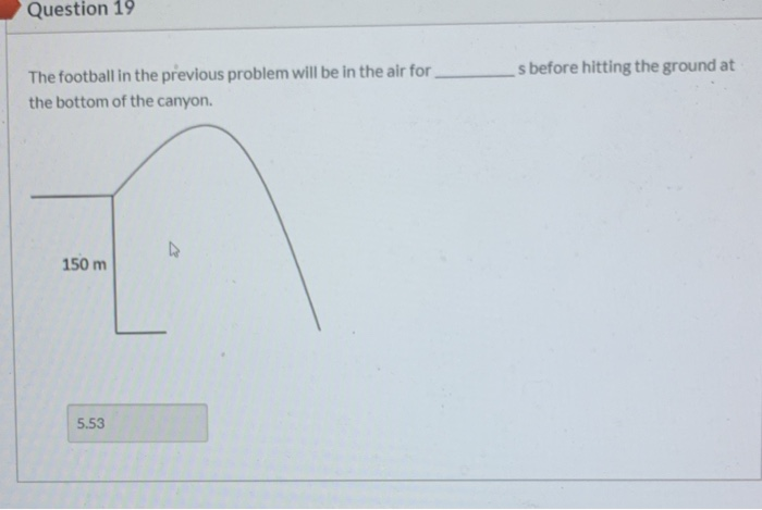 Solved You stand at the edge of a 150-m-high cliff and kick | Chegg.com