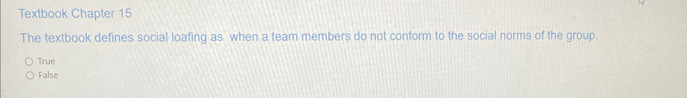 Solved Textbook Chapter 15The textbook defines social | Chegg.com