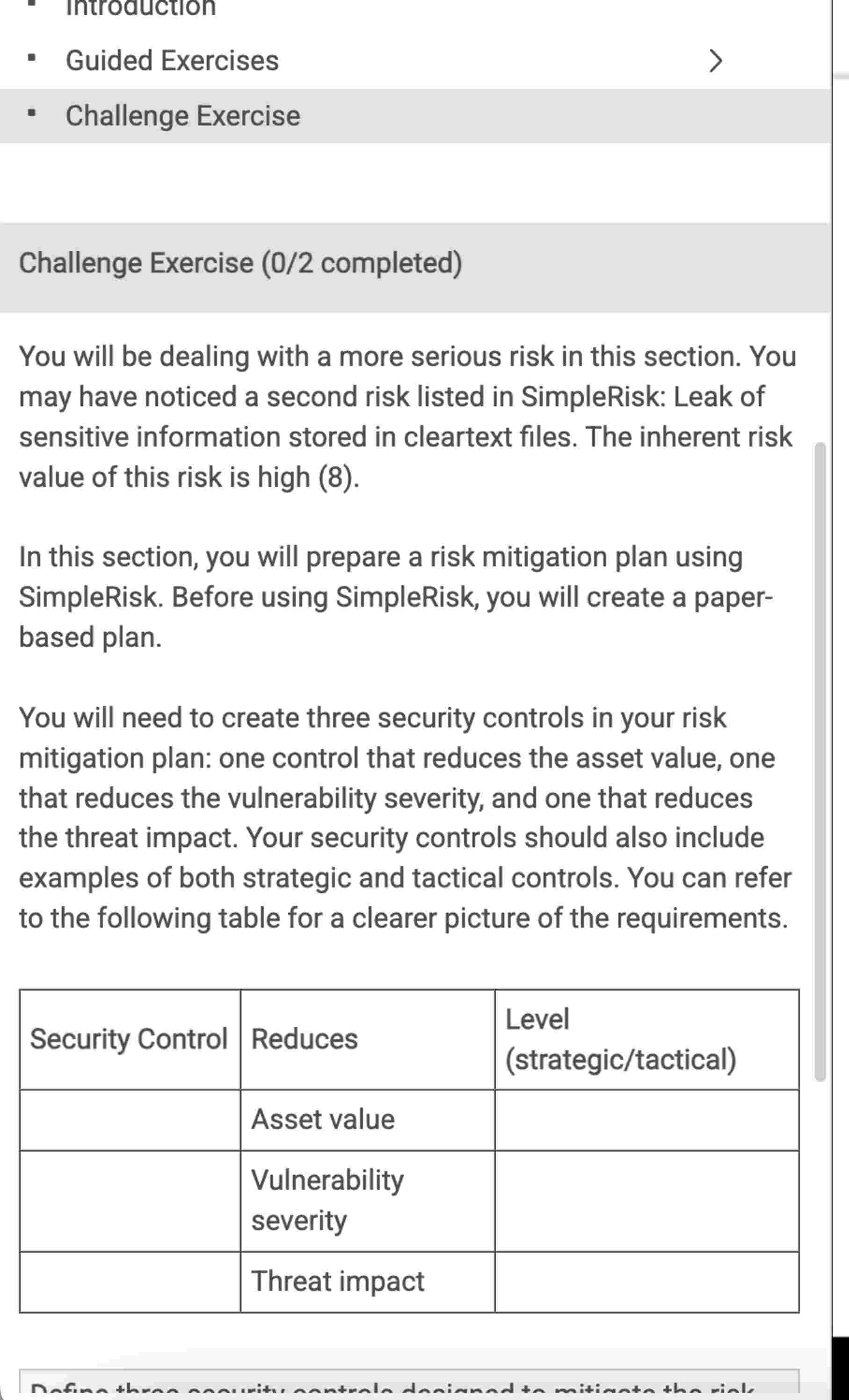 Solved introauction - ﻿Guided Exercises - ﻿Challenge | Chegg.com