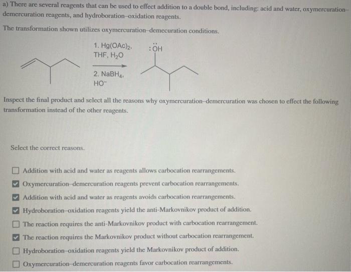 Solved b. Complete the mechanism for the reaction by adding | Chegg.com