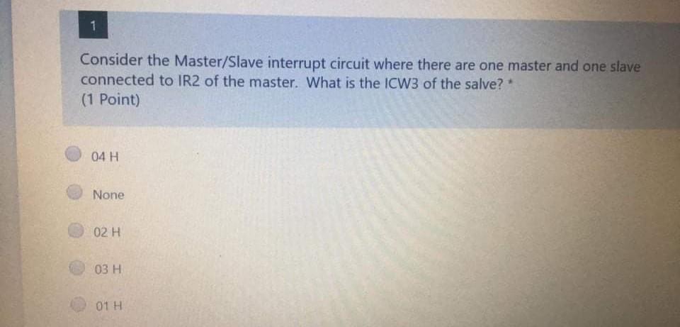 Solved 1 Consider the Master/Slave interrupt circuit where | Chegg.com Solved 1 Consider the Master/Slave interrupt circuit where | Chegg.com